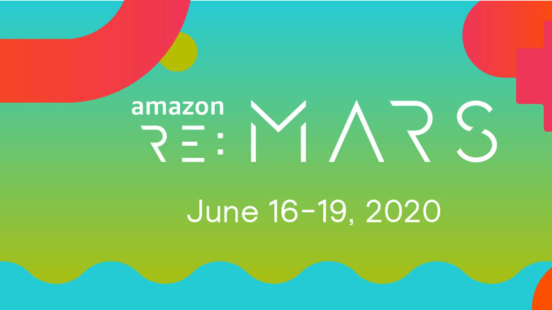 Amazon re:MARS 2020 | AI & ML Events