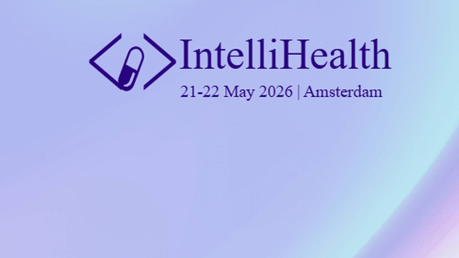 IntelliHealth 2026 | AI & ML Events