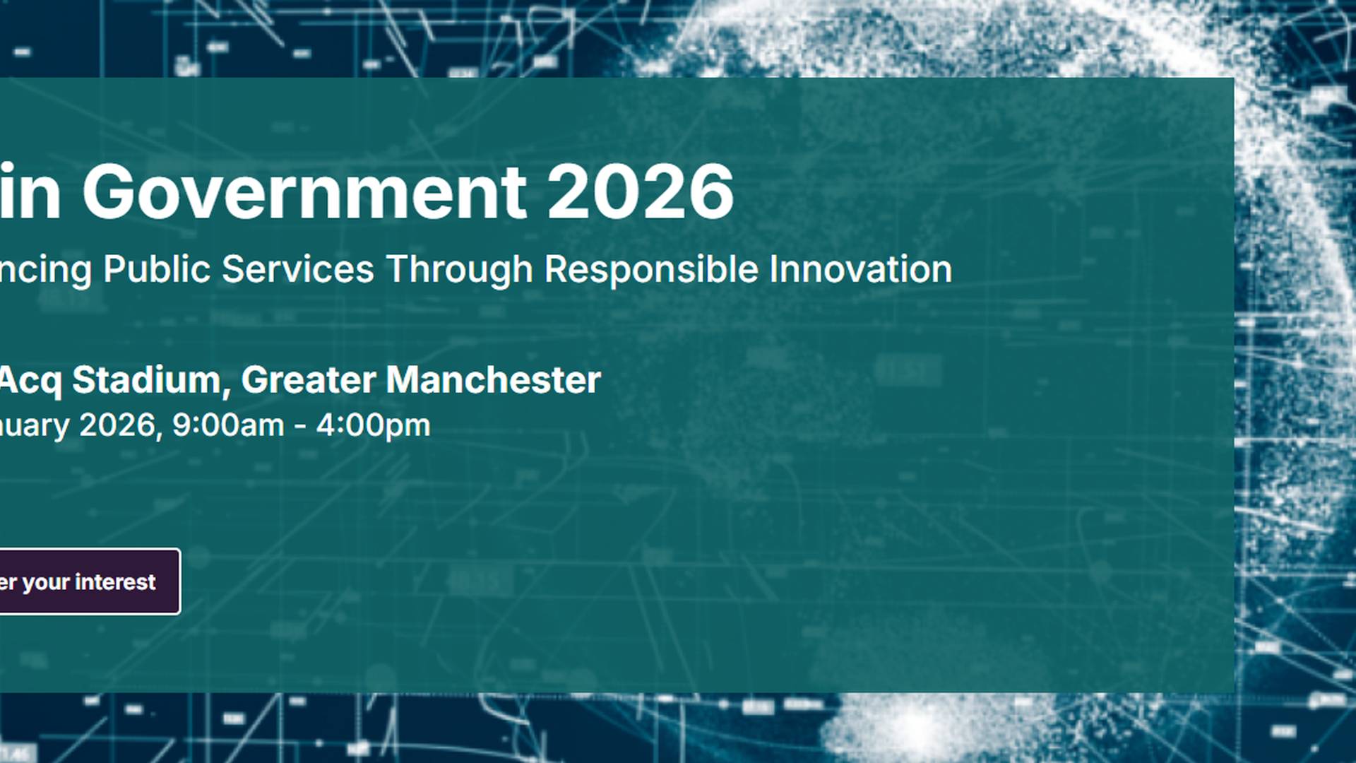 AI in Government 2026 | AI & ML Events