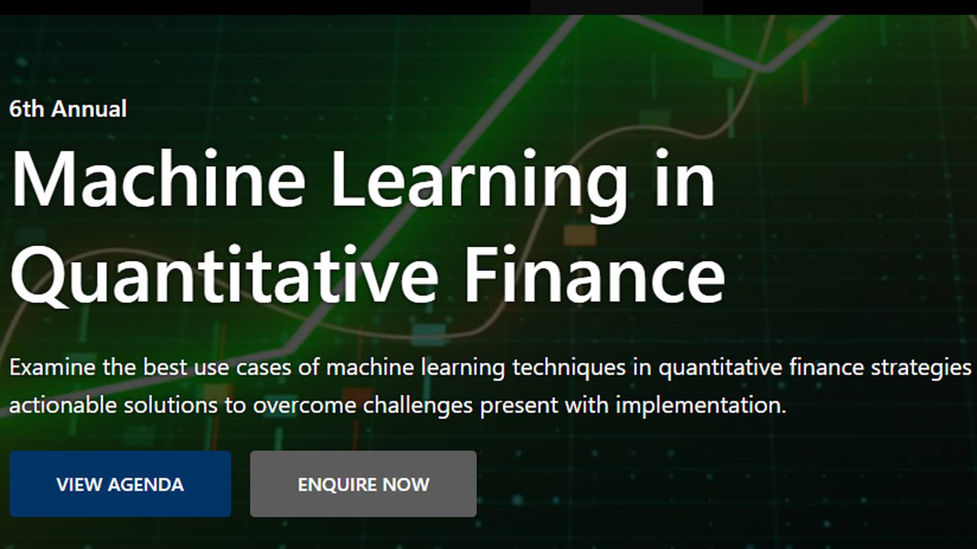 Machine Learning in Quantitative Finance 2024 | AI & ML Events