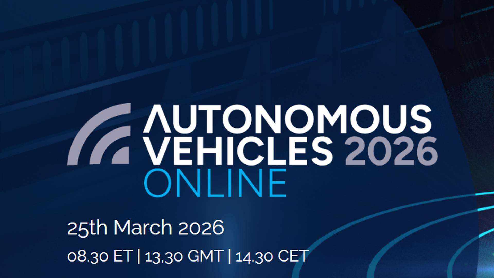 Autonomous Vehicles 2026 | AI & ML Events