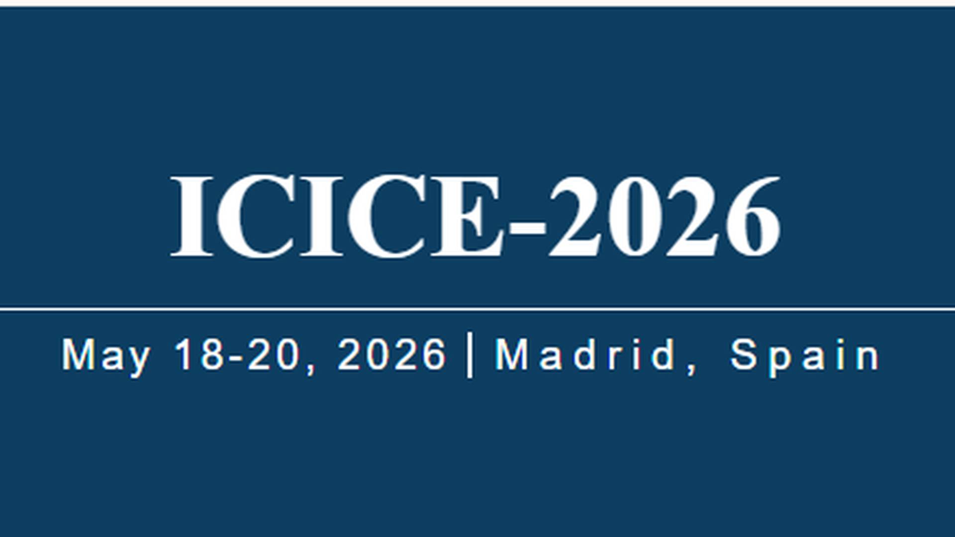ICICE-2026 | AI & ML Events