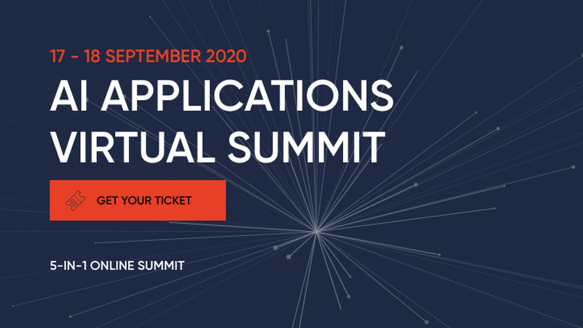 AI Applications Virtual Summit 2020 | AI & ML Events