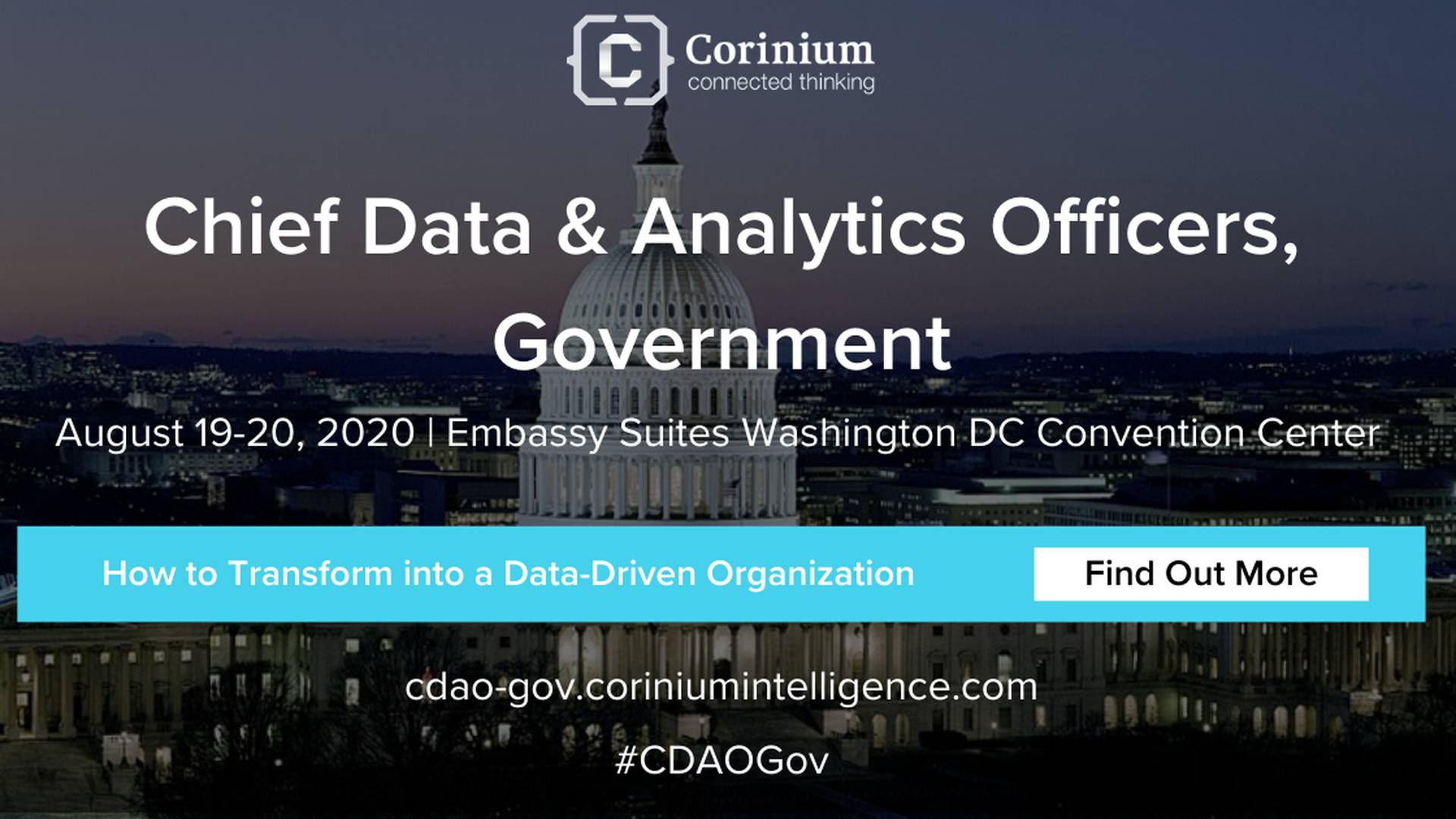 Chief Data & Analytics Officers, Government - Washington 2020 | AI & ML ...