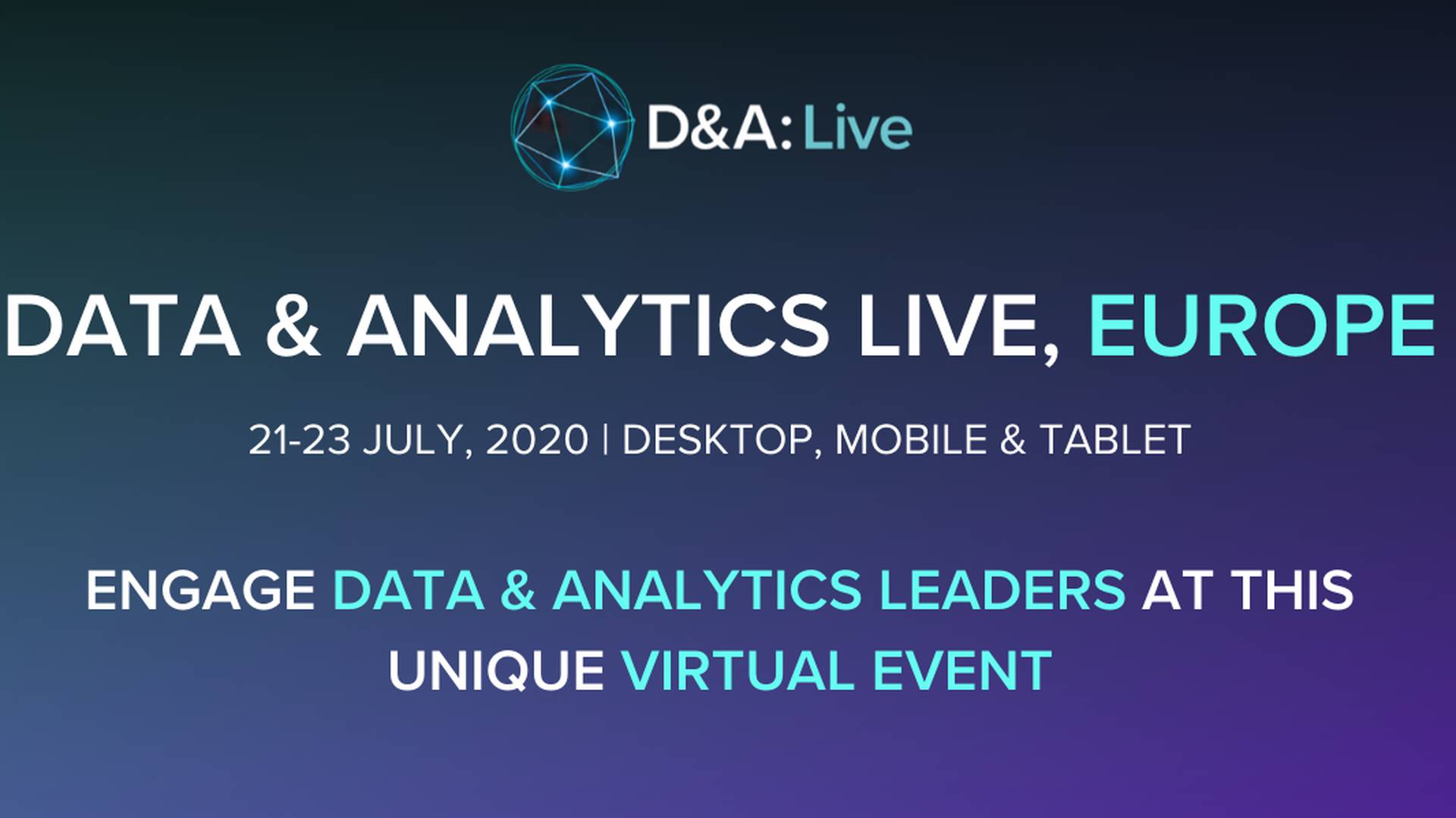 Data & Analytics: Live - Europe | AI & ML Events