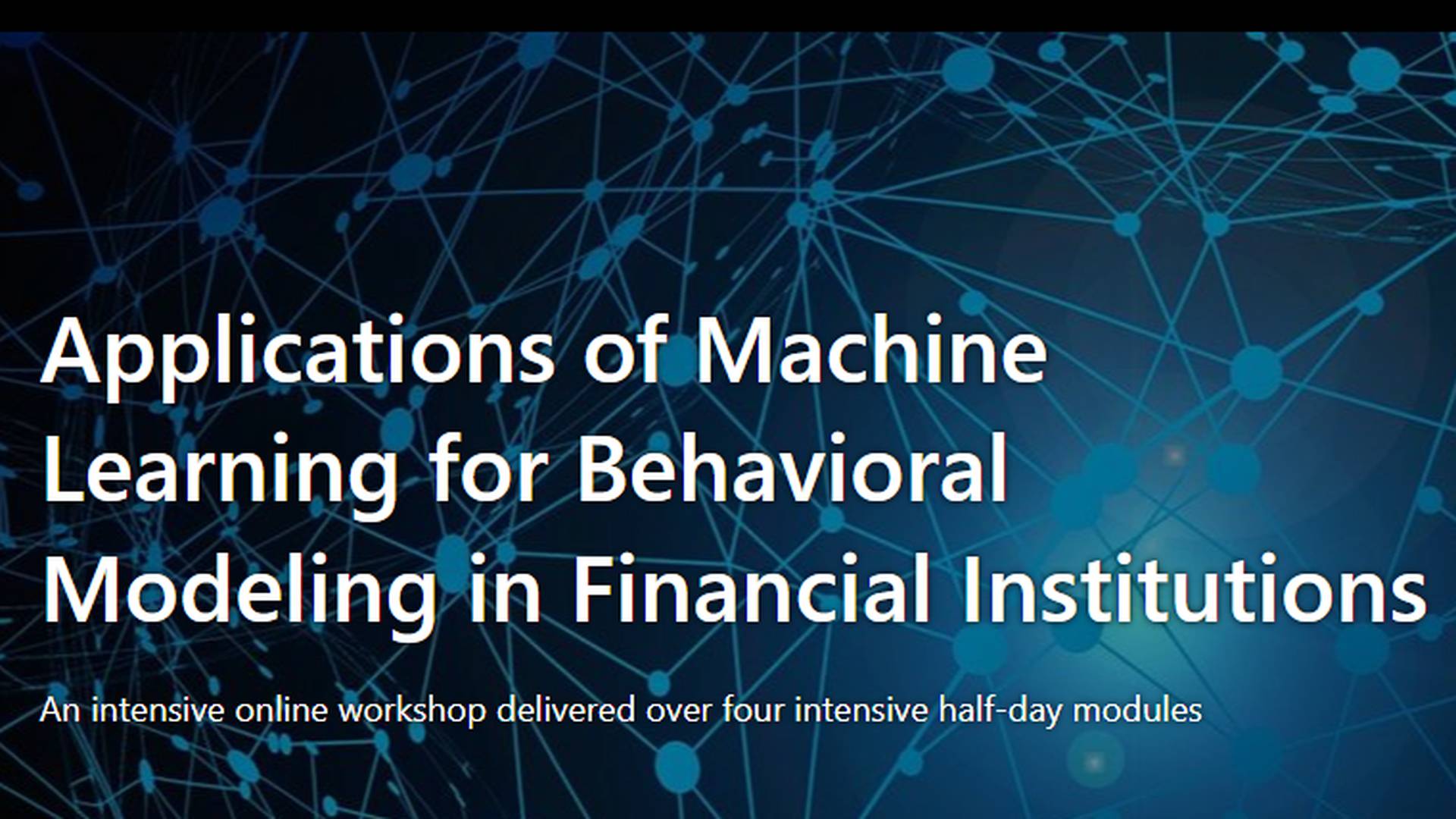 Applications of Machine Learning for Behavioral Modeling in Financial Institutions 2024 | AI ...