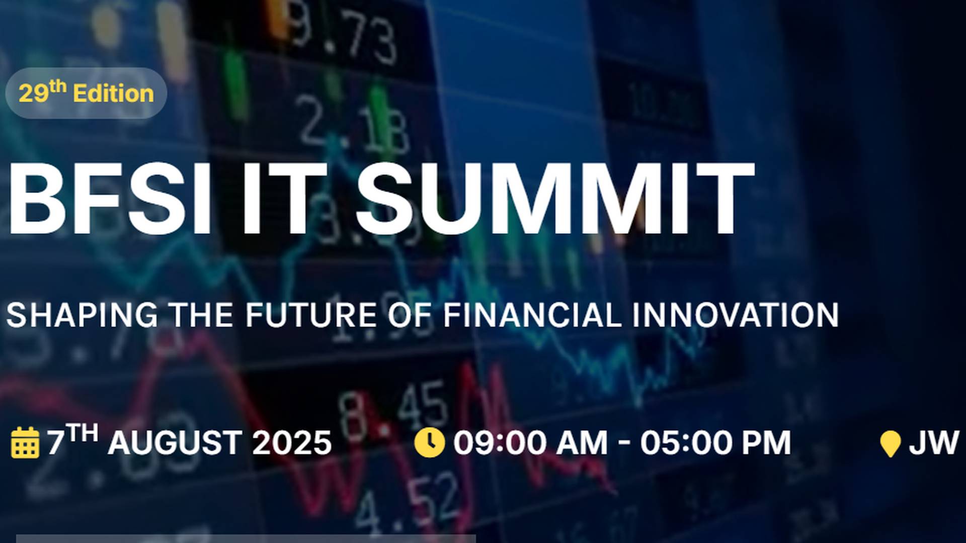 BFSI IT Summt Mumbai 2025 | AI & ML Events