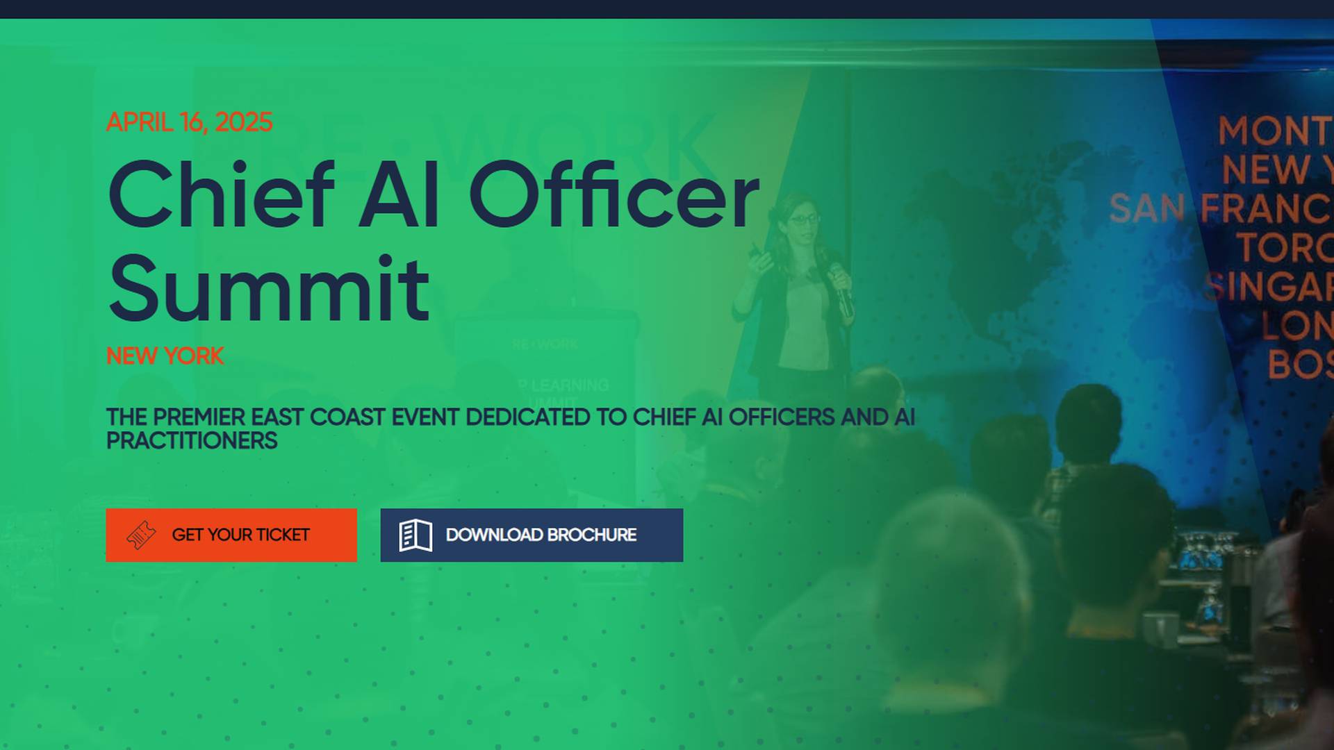 Chief AI Officer Summit 2025 | AI & ML Events