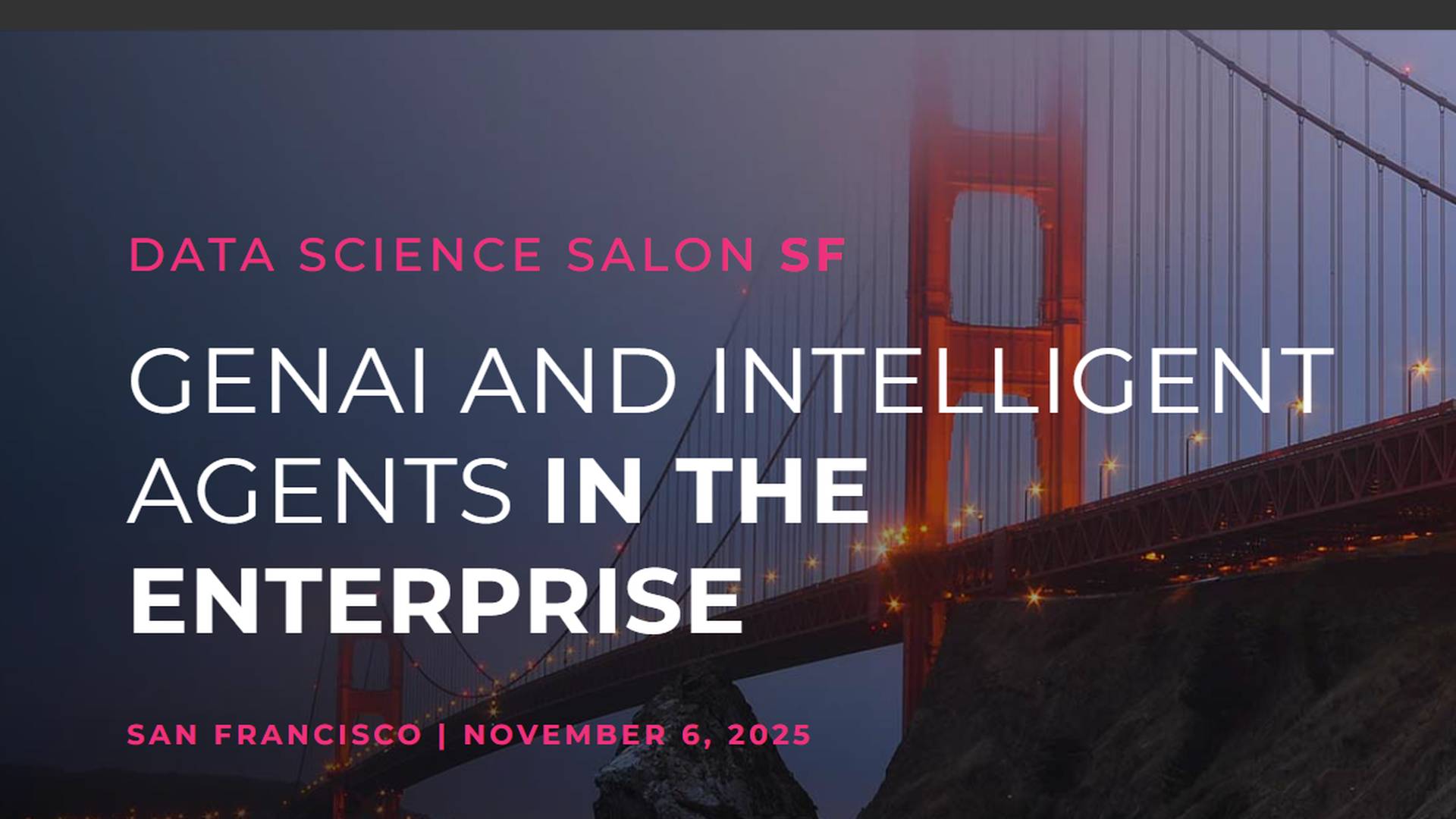 Data Science Salon SF 2025 | AI & ML Events