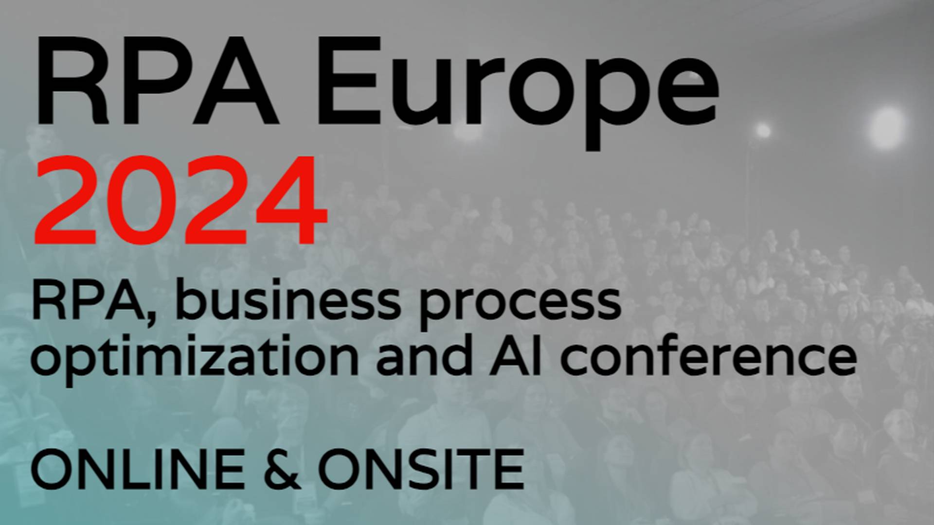 RPA Europe 2024 | AI & ML Events